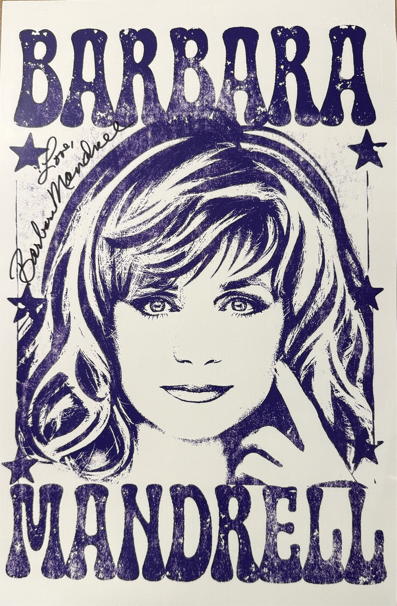 Autographed Blue Face Poster – Barbara Mandrell